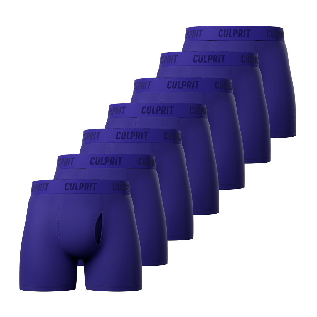 Royal Blue Boxer Brief 7-Pack 💎 – Culprit Underwear